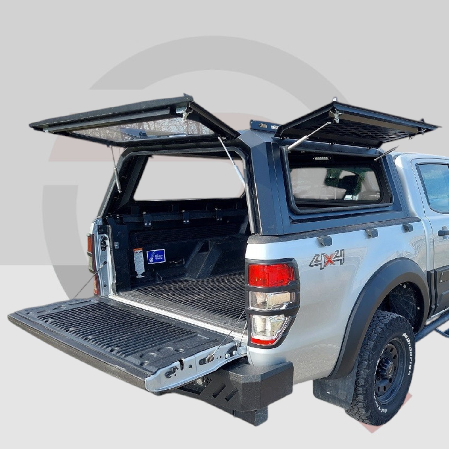 Hard Top Aluminium Adventurer Ford Ranger 2012-2022